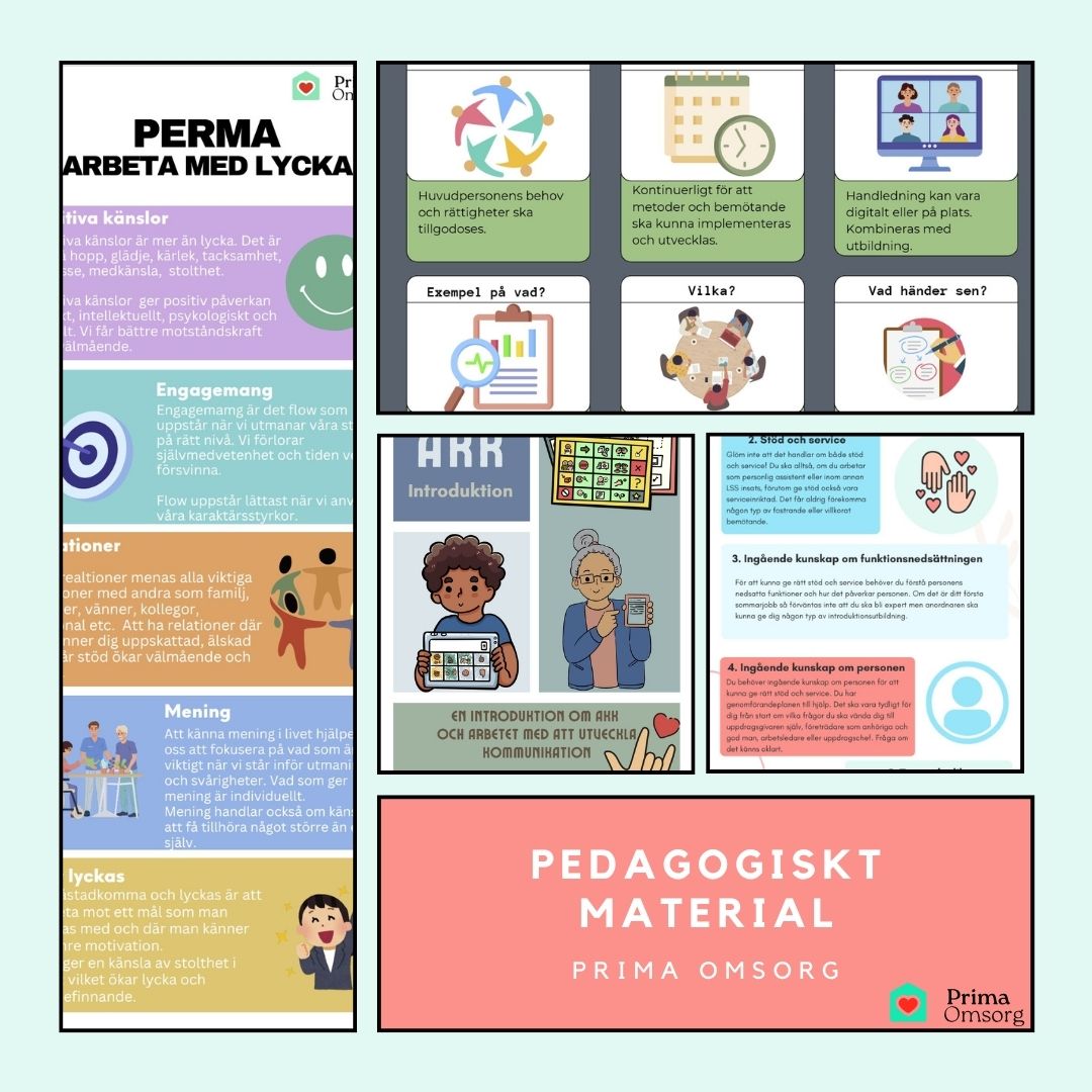 Pedagogiska material - Prima Omsorg